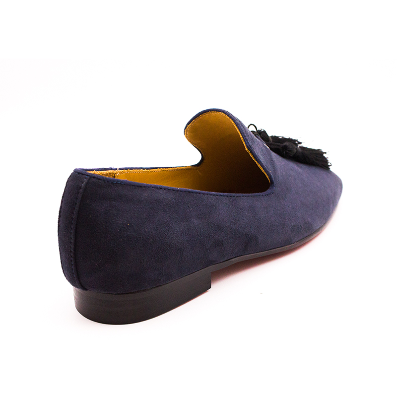 Christian Louboutin Yacht Spikes Flat Calf Men Blue – House Christian Louboutin Yacht Spikes Flat Calf Men Blue – House